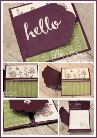 Label Flap Double Gate Fold - Lisa's Stamp Studio