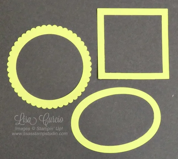Quick Crafting Tip - How to Die Cut Frames - Lisa's Stamp Studio