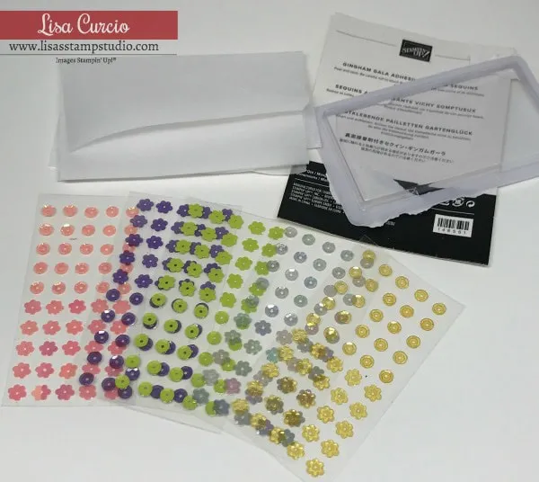 Clever Storage Solution for Adhesive Backed Sequins - Lisa's Stamp Studio