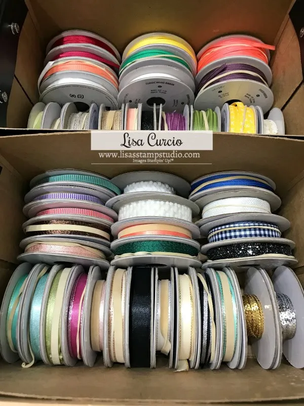 You'll Want this Ribbon Storage Solution - Lisa's Stamp Studio