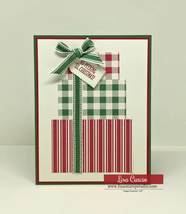 How to Make a DIY Christmas Card in a Flash - Lisa's Stamp Studio