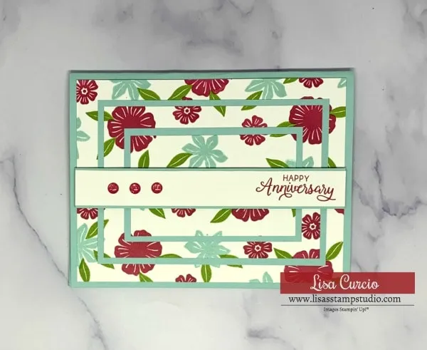 A Creative Simple Card You Can Easily Duplicate - Lisa's Stamp Studio