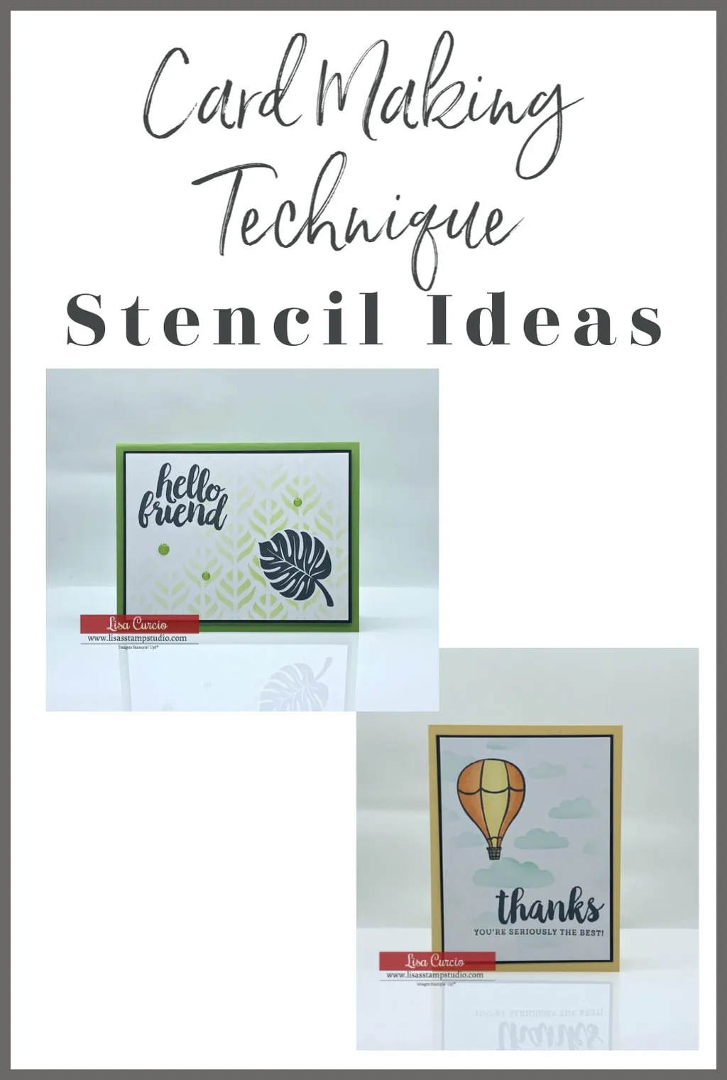 Learn How to Stencil Cards Step by Step | Card Making Tutorial