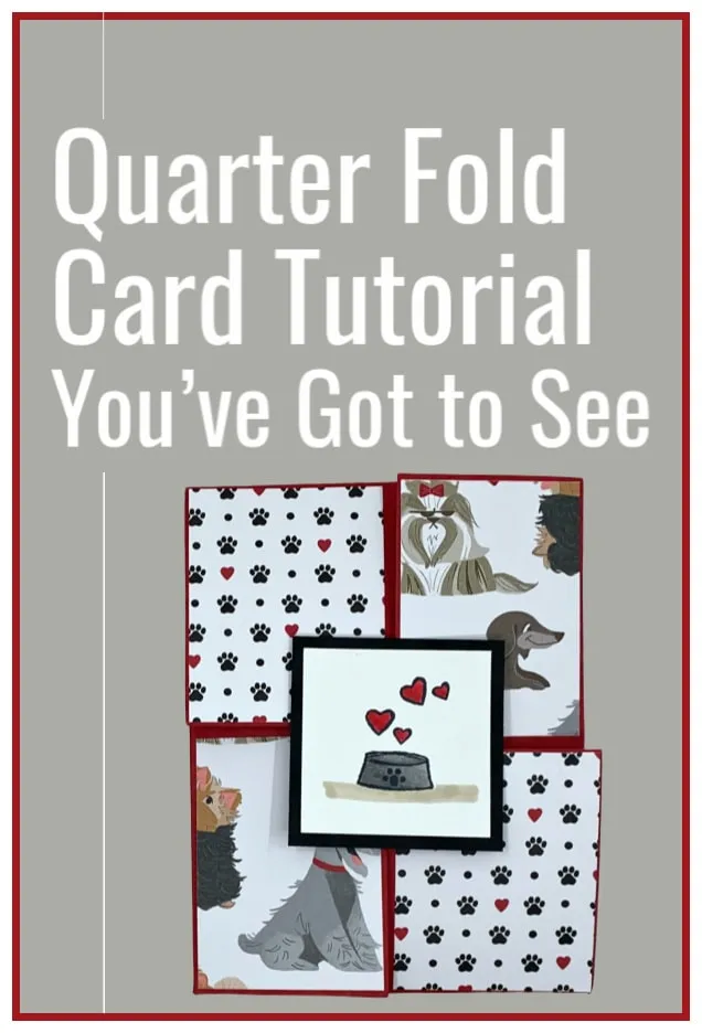 A Quarter Fold Card Tutorial You Can Make in Easy Steps | Fun Fold Card