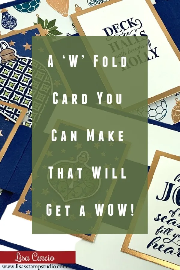 A W Fold Card You Can Make That Will Get a WOW! | Fun Fold Cards