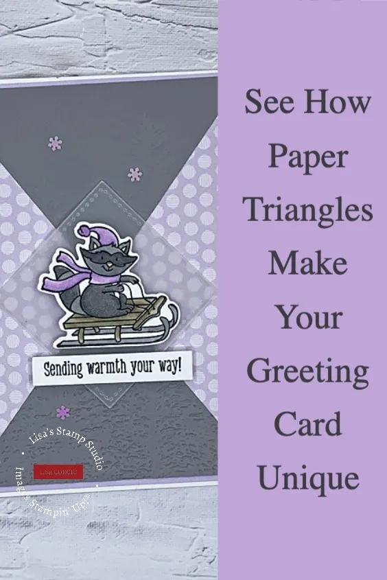Paper Triangles Make a Unique Greeting Card | Handmade Card Ideas