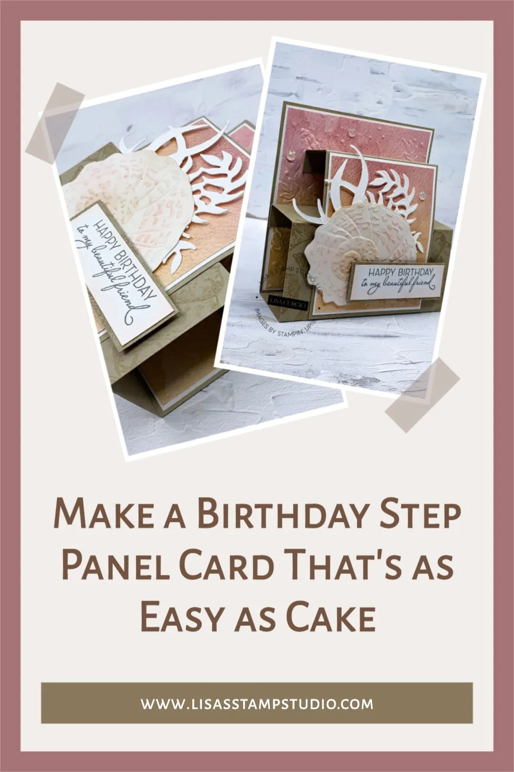 Step Panel Card for a Fabulous Happy Birthday Surprise