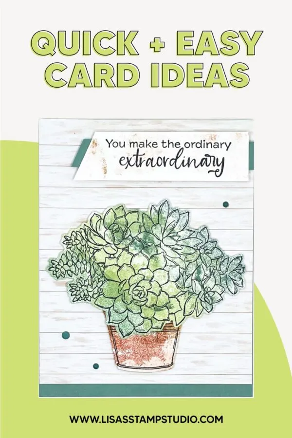 4 Quick & Easy Handmade Card Ideas - Lisa's Stamp Studio | DIY Cards