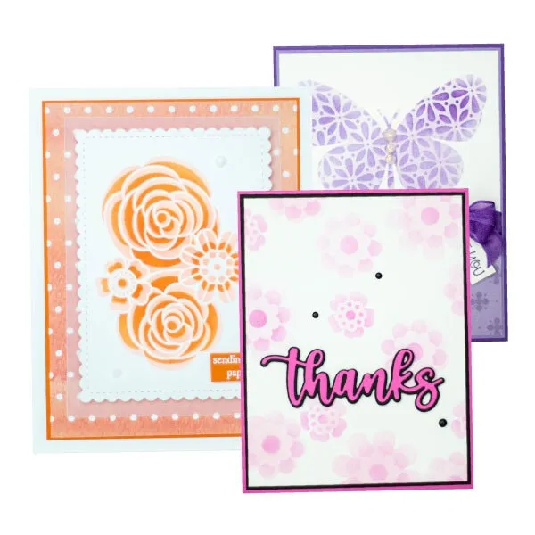 Layering Stencil Technique in Card Making | Simple Handmade Cards ...