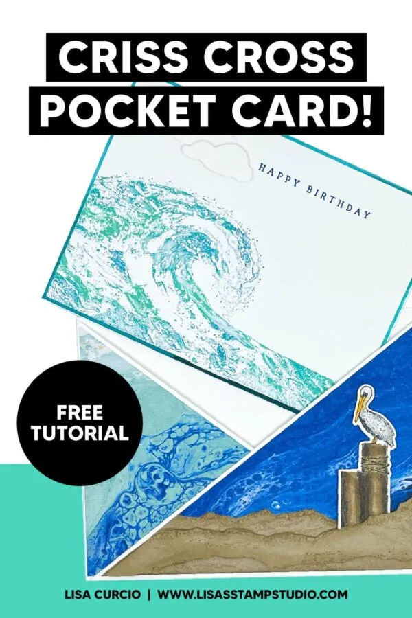 Create A Fun Fold Ocean Card With Lisa Curcio of Lisa's Stamp Studio