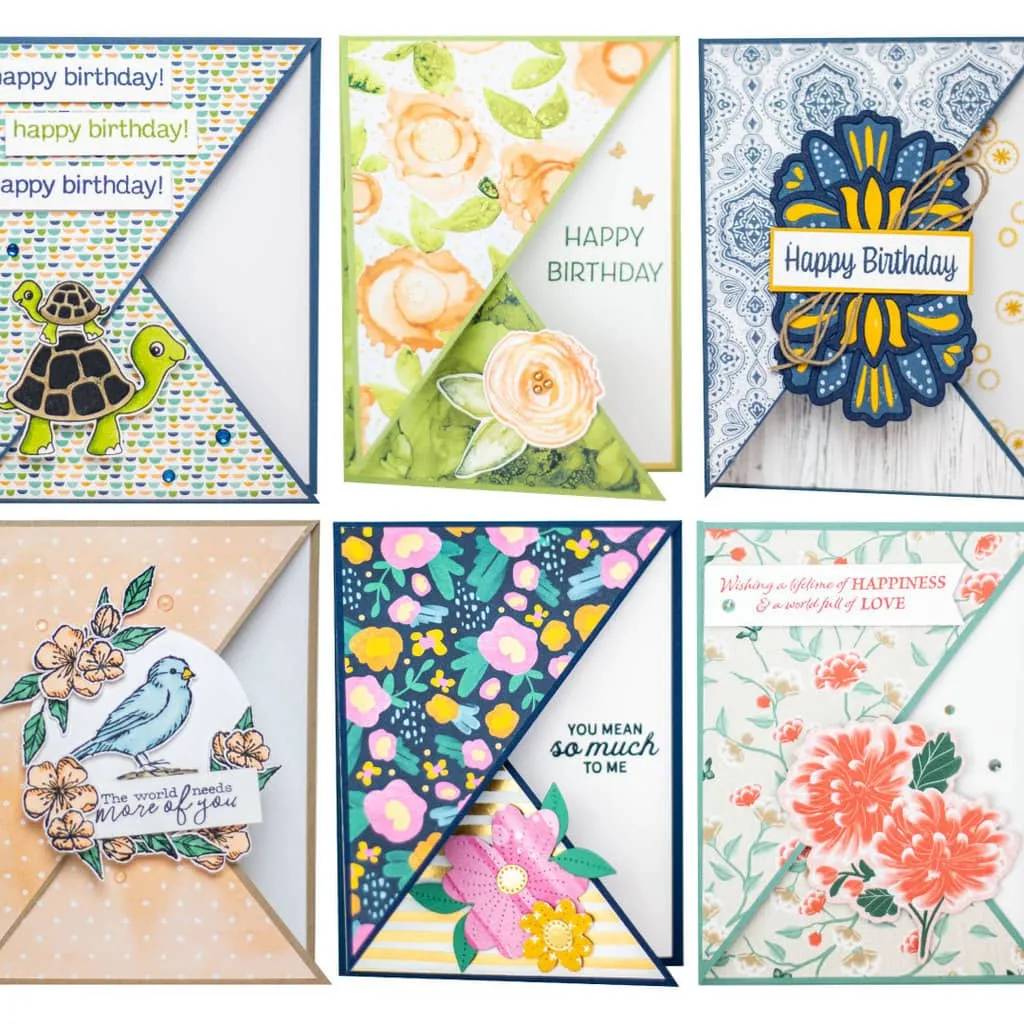 How to Make a Fun Fold Birthday Card With a Twist - Lisa's Stamp Studio