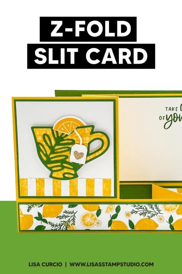 Make A Beautiful Handmade Christmas Card with a Z-Fold Slit