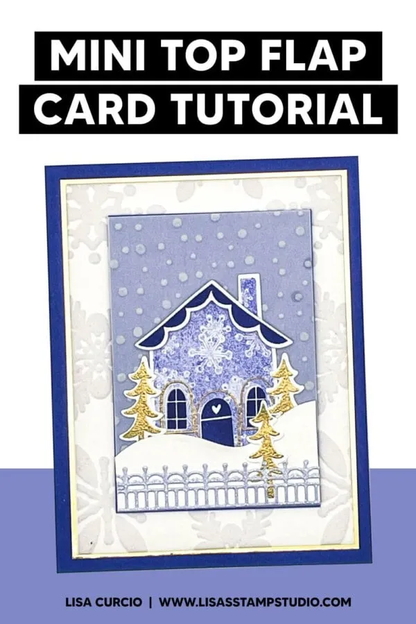 Make This Beautiful Vellum Christmas Card Using Gold Foil Paper