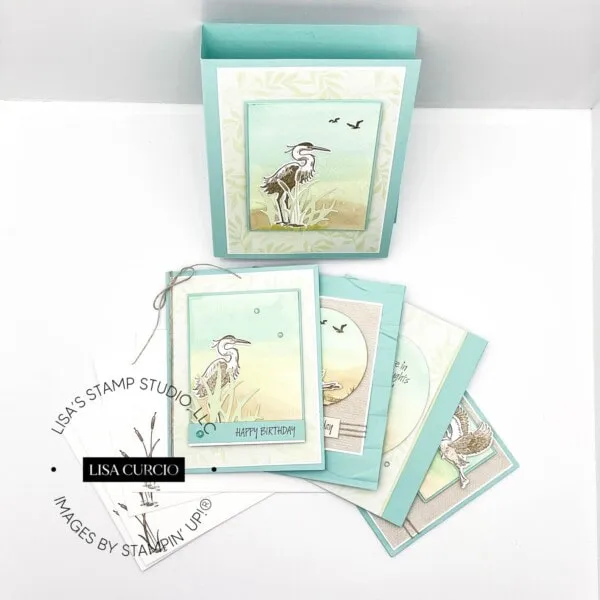 Handmade Gift Ideas | Greeting Card Gift Box with Watercolor Techniques