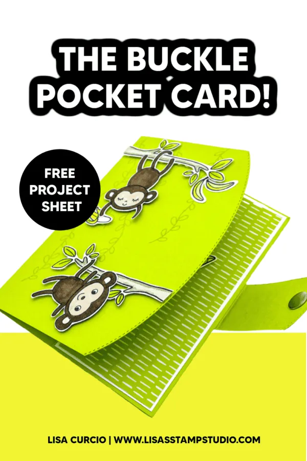 Use Die Cuts to Make a Birthday Pocket Card with a Buckle!