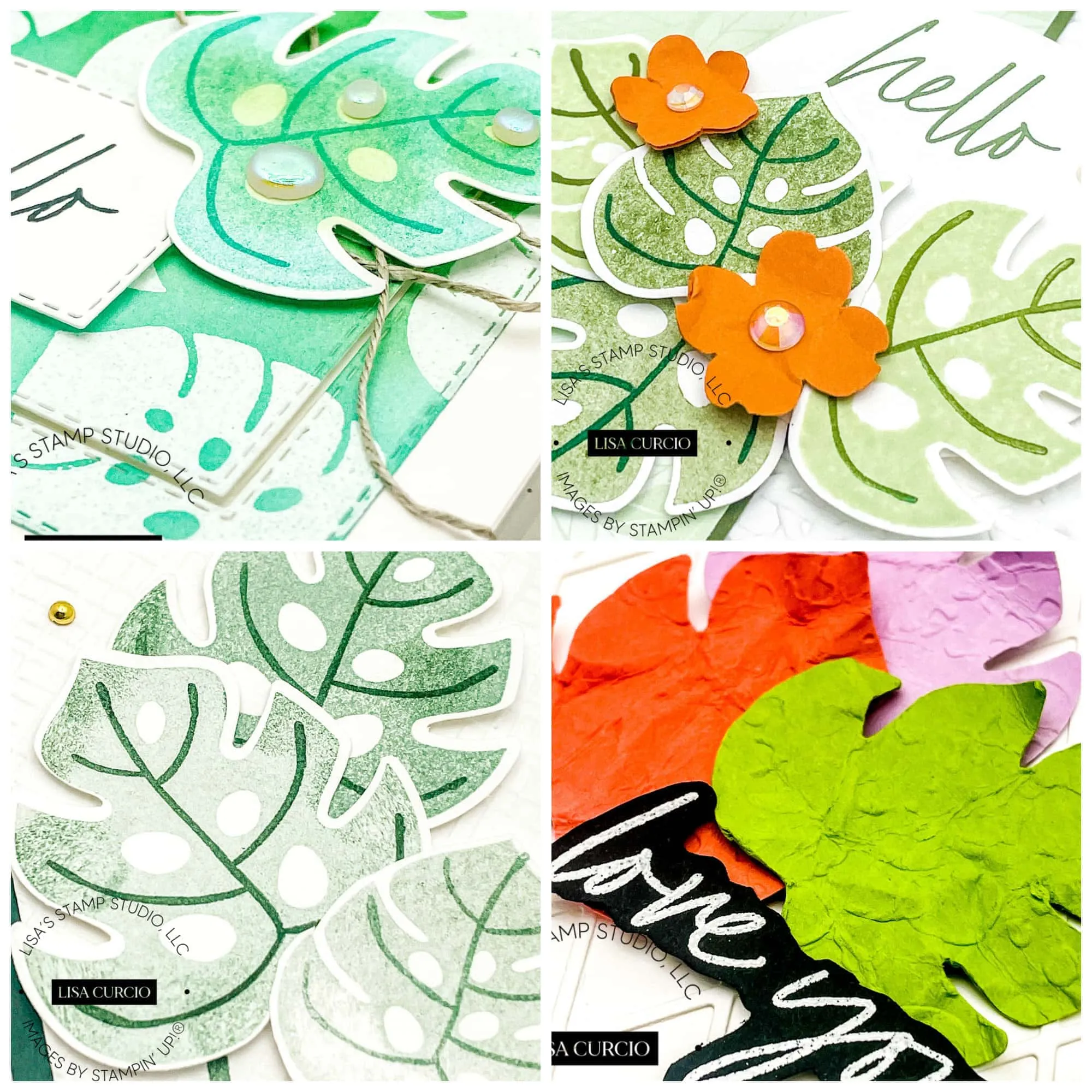 Tropical Leaf - Lisa's Stamp Studio