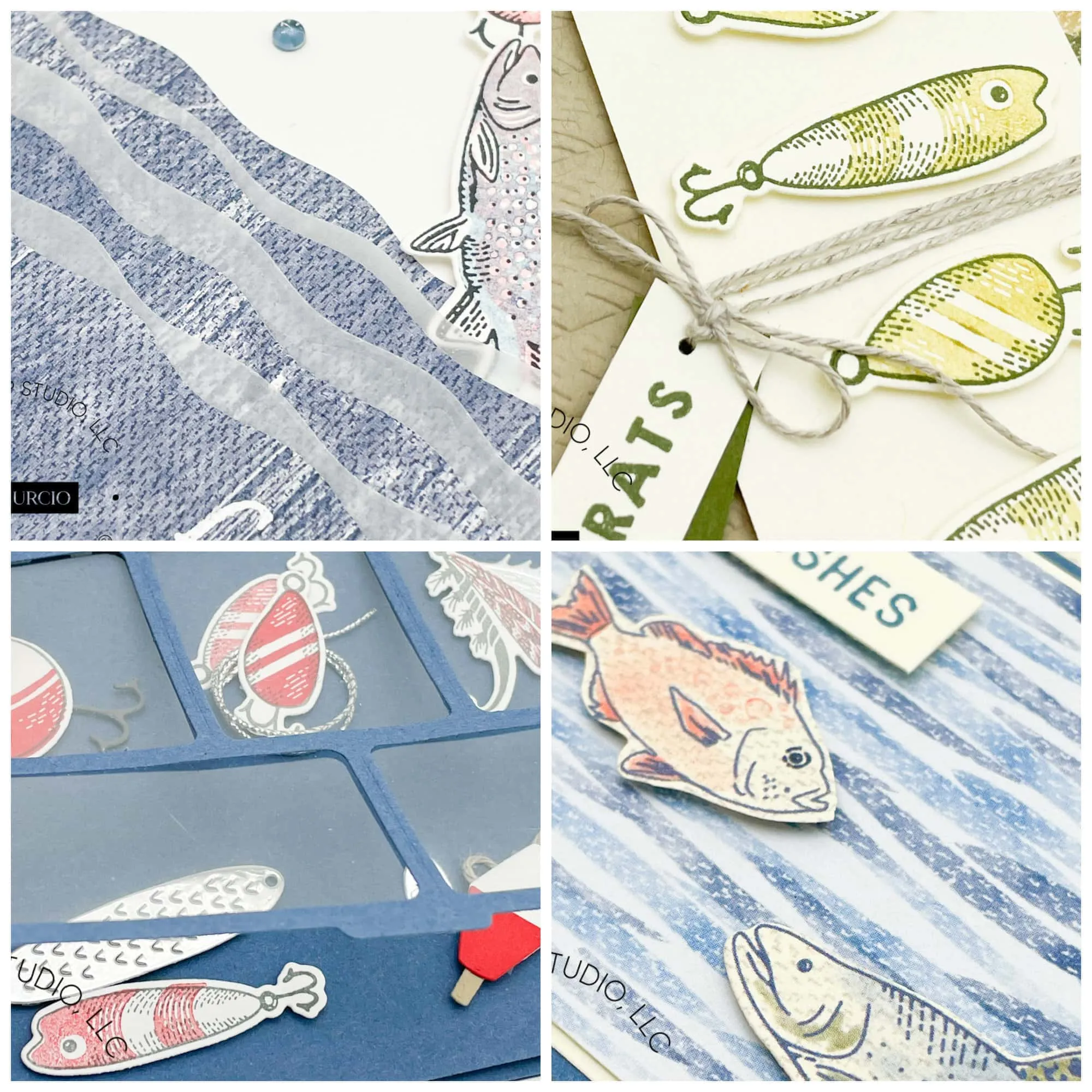 Gone Fishing - Lisa's Stamp Studio