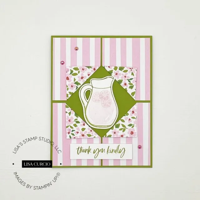 Create This Easy Card Making Layout Using Designer Paper