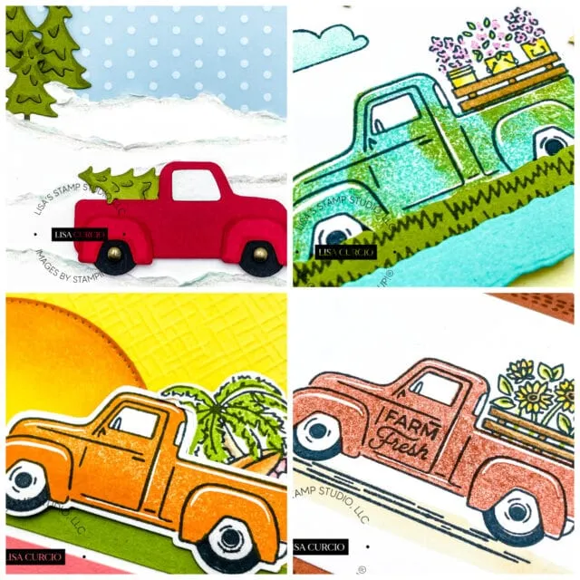 Trucking Along - Lisa's Stamp Studio