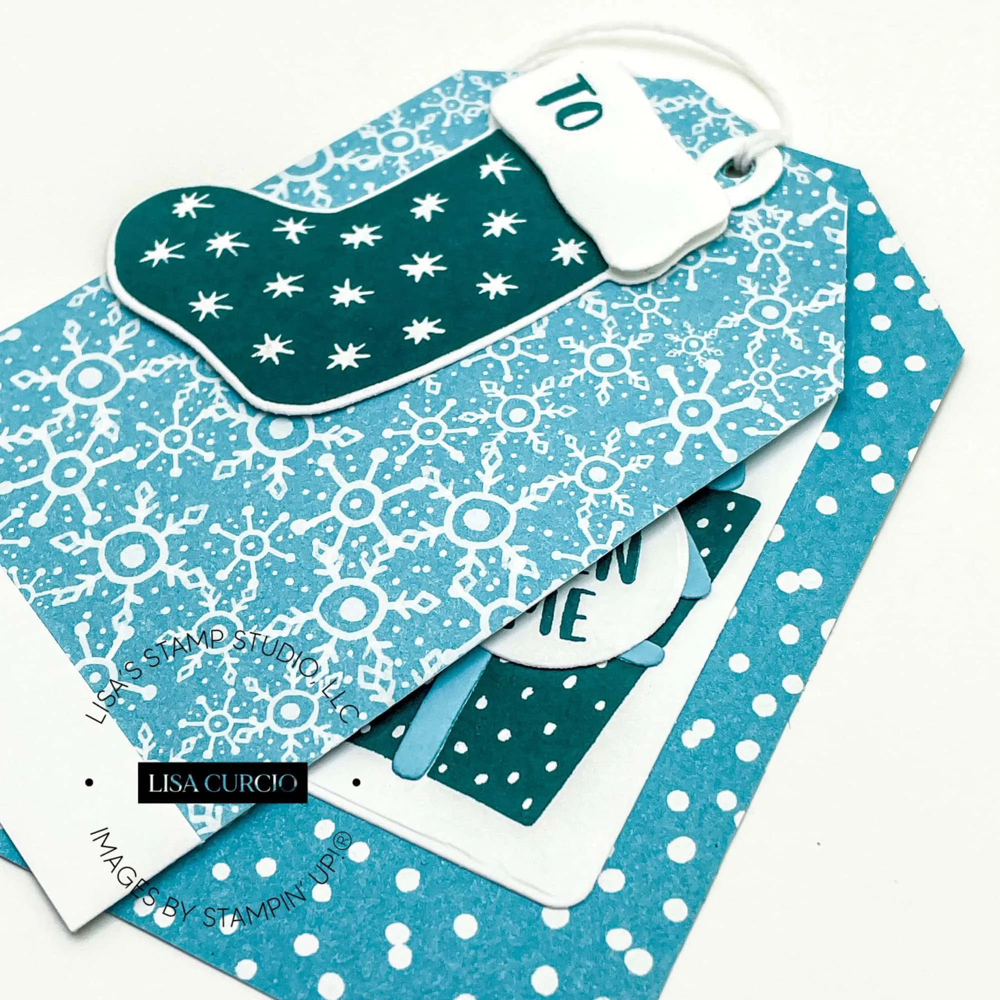 DIY Holiday Gift Tags You Can Make in Minutes! - Lisa's Stamp Studio