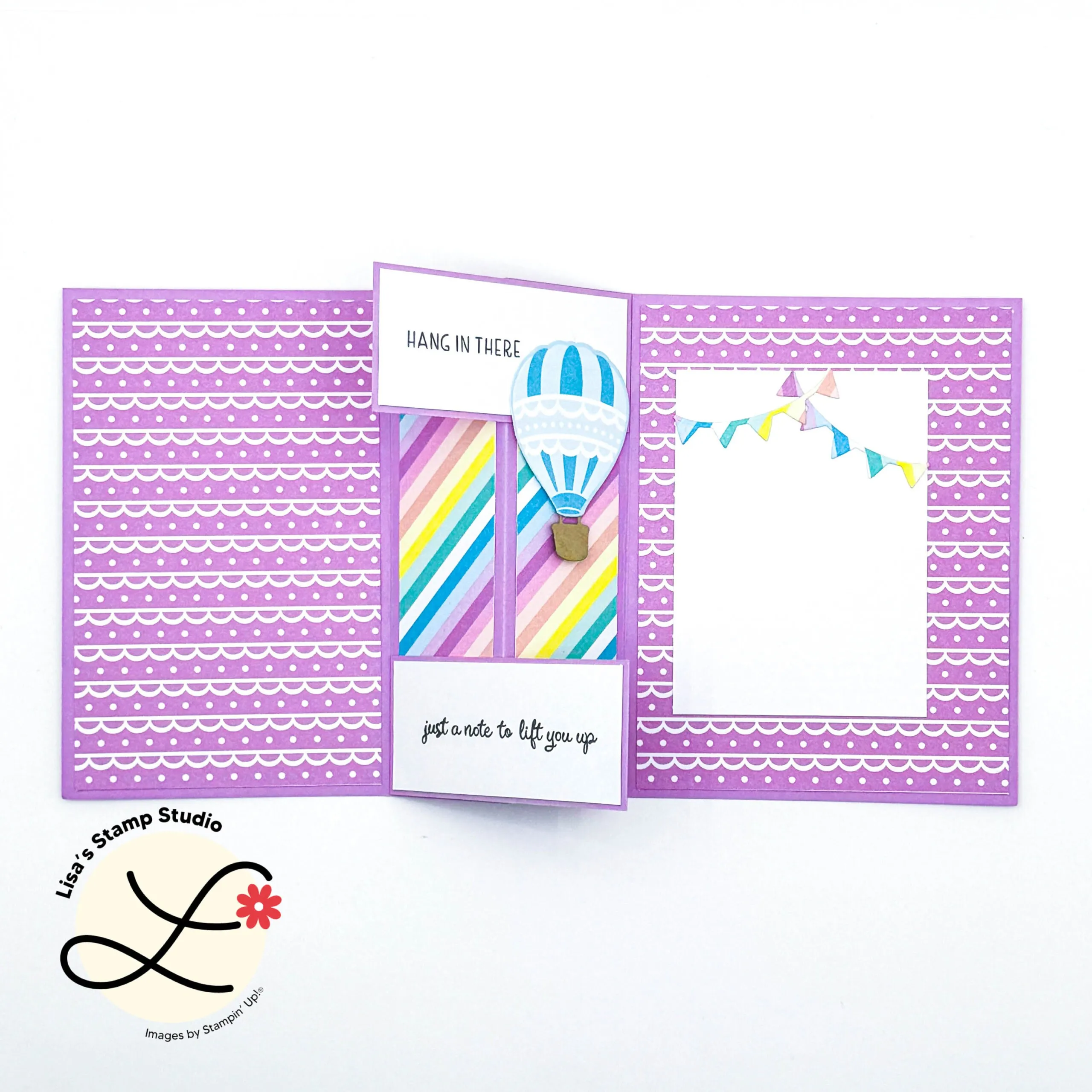 Create This Easy DIY Accordion Flip Card Using Designer Paper