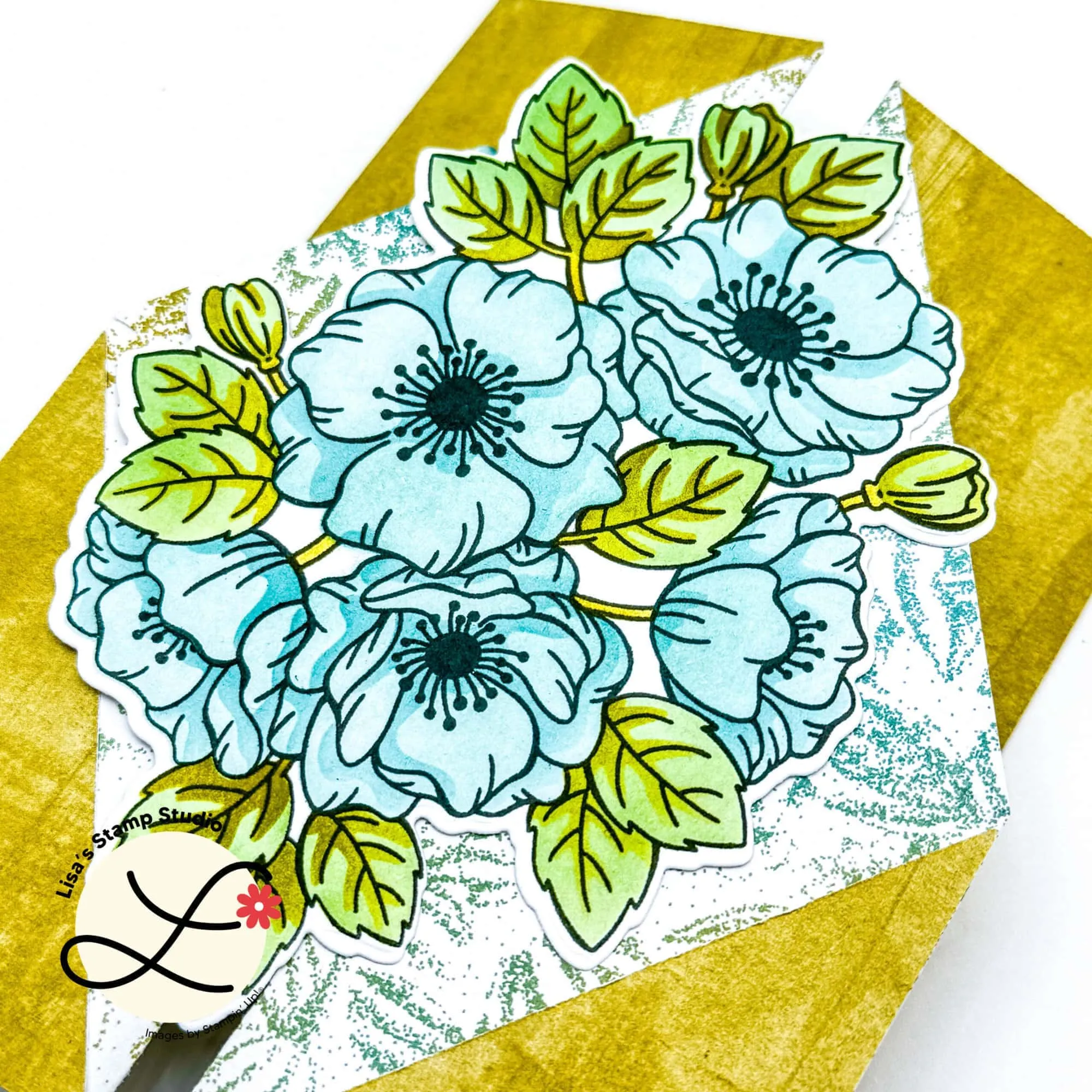 The Best Gatefold Card Idea Using Designer Paper! - Lisa's Stamp Studio