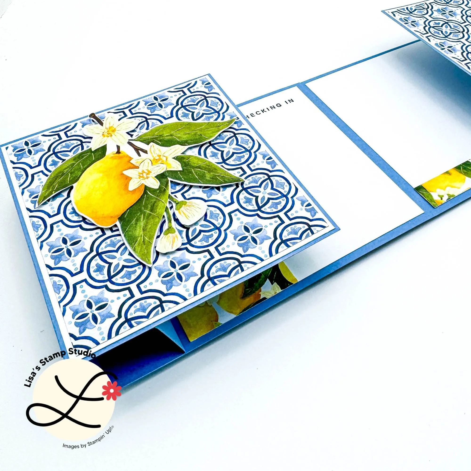 Create This Pop-Up Fun Fold Book Card Using Stampin' Up! Products