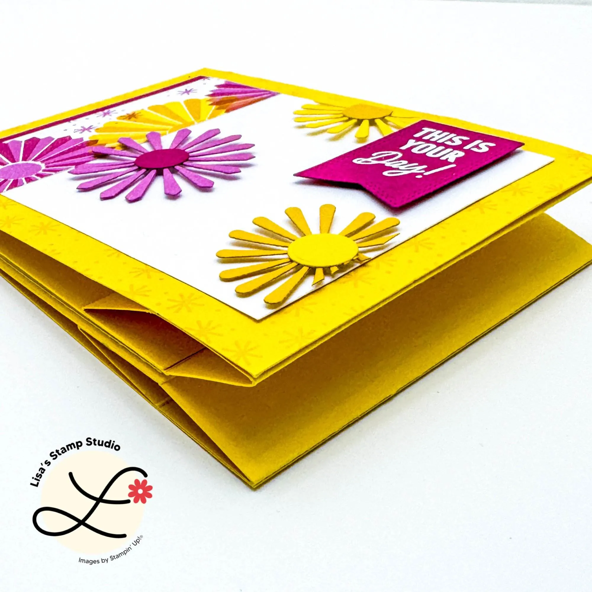 Create This Pop-Up Fun Fold Book Card Using Stampin' Up! Products