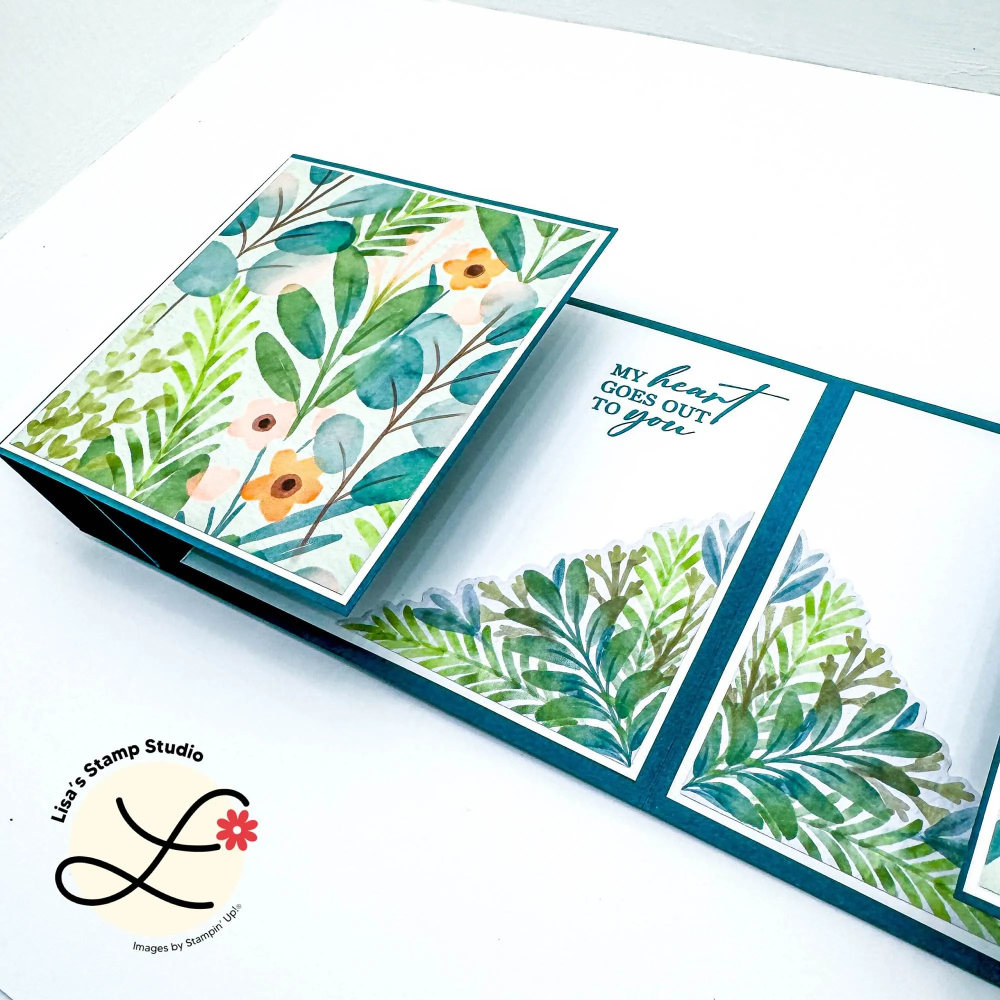 Create This Pop-Up Fun Fold Book Card Using Stampin' Up! Products