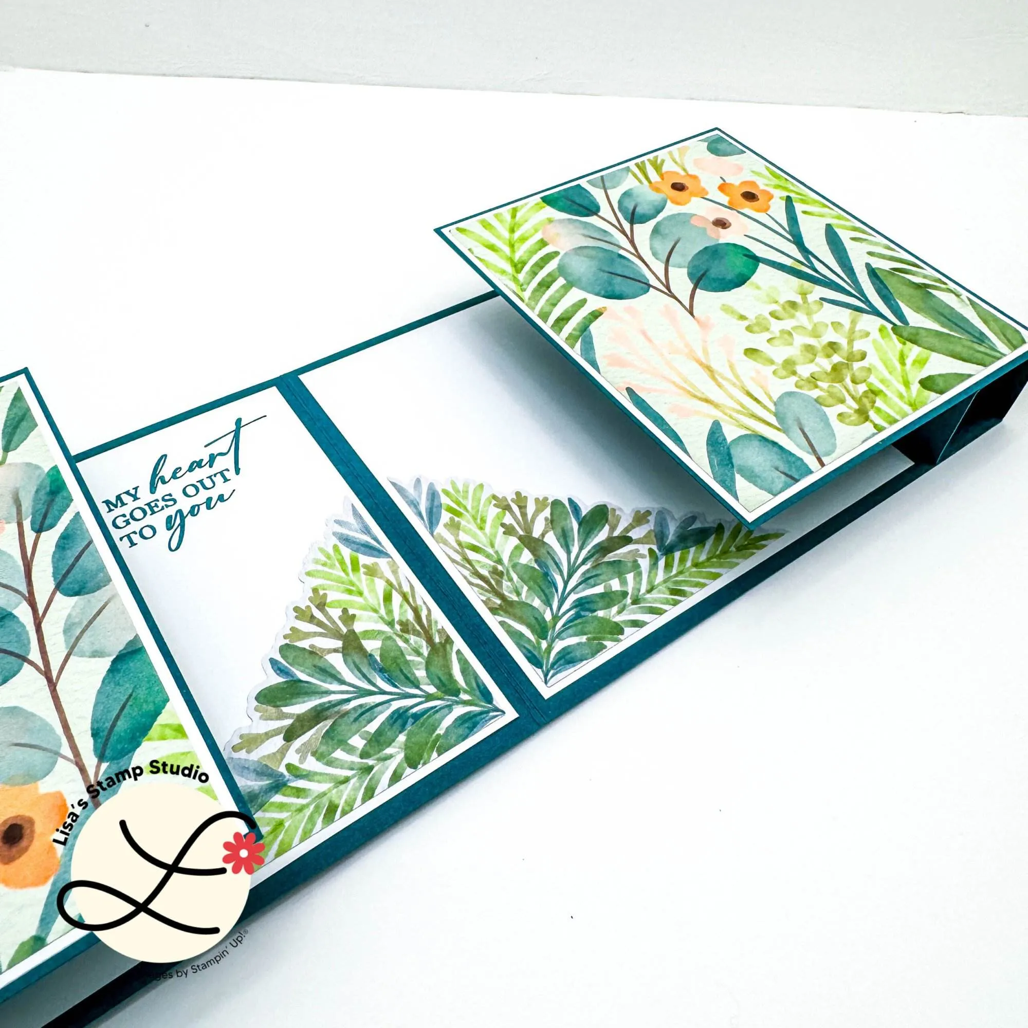 Create This Pop-Up Fun Fold Book Card Using Stampin' Up! Products