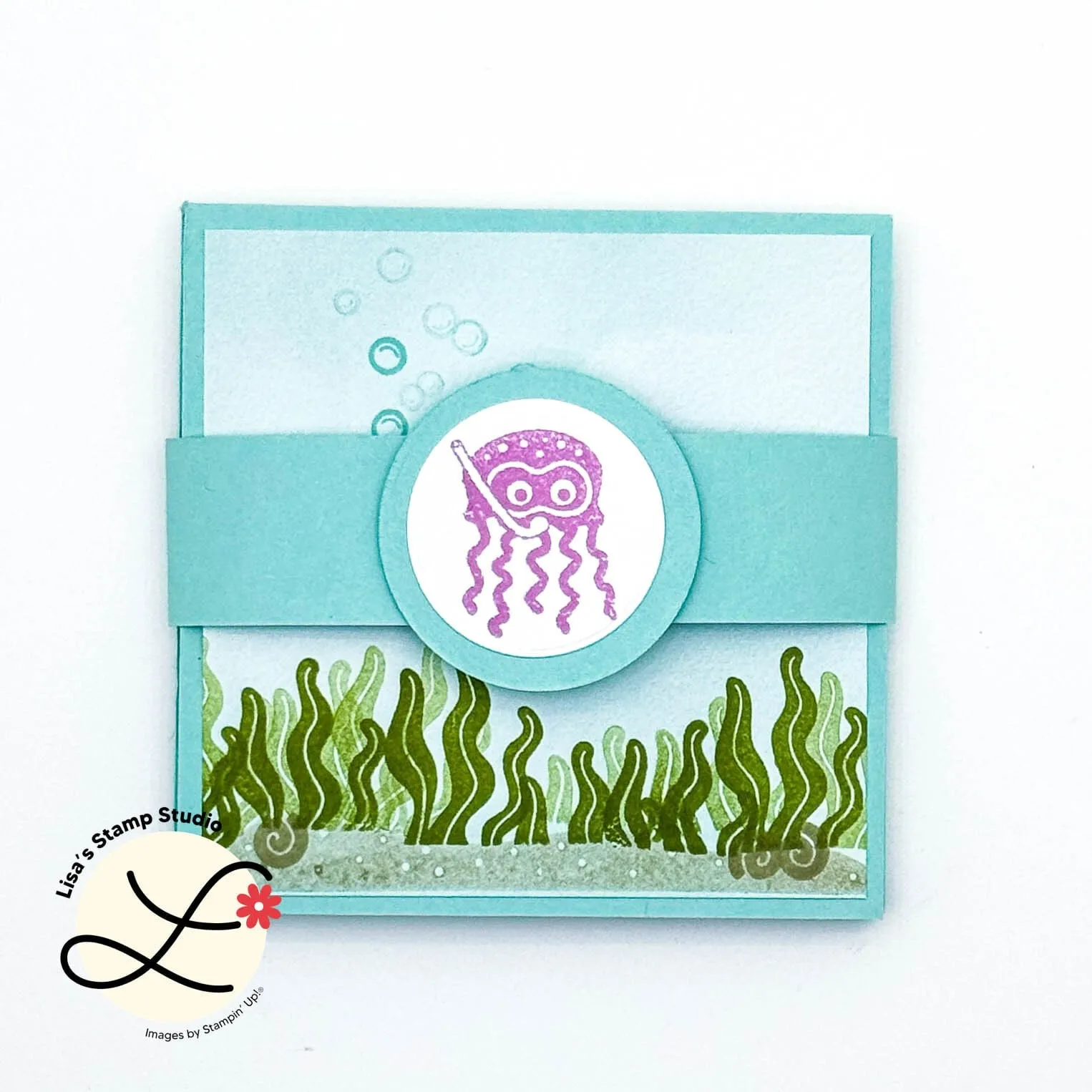 Create A Triangle Corner Pop Up Card - Lisa's Stamp Studio