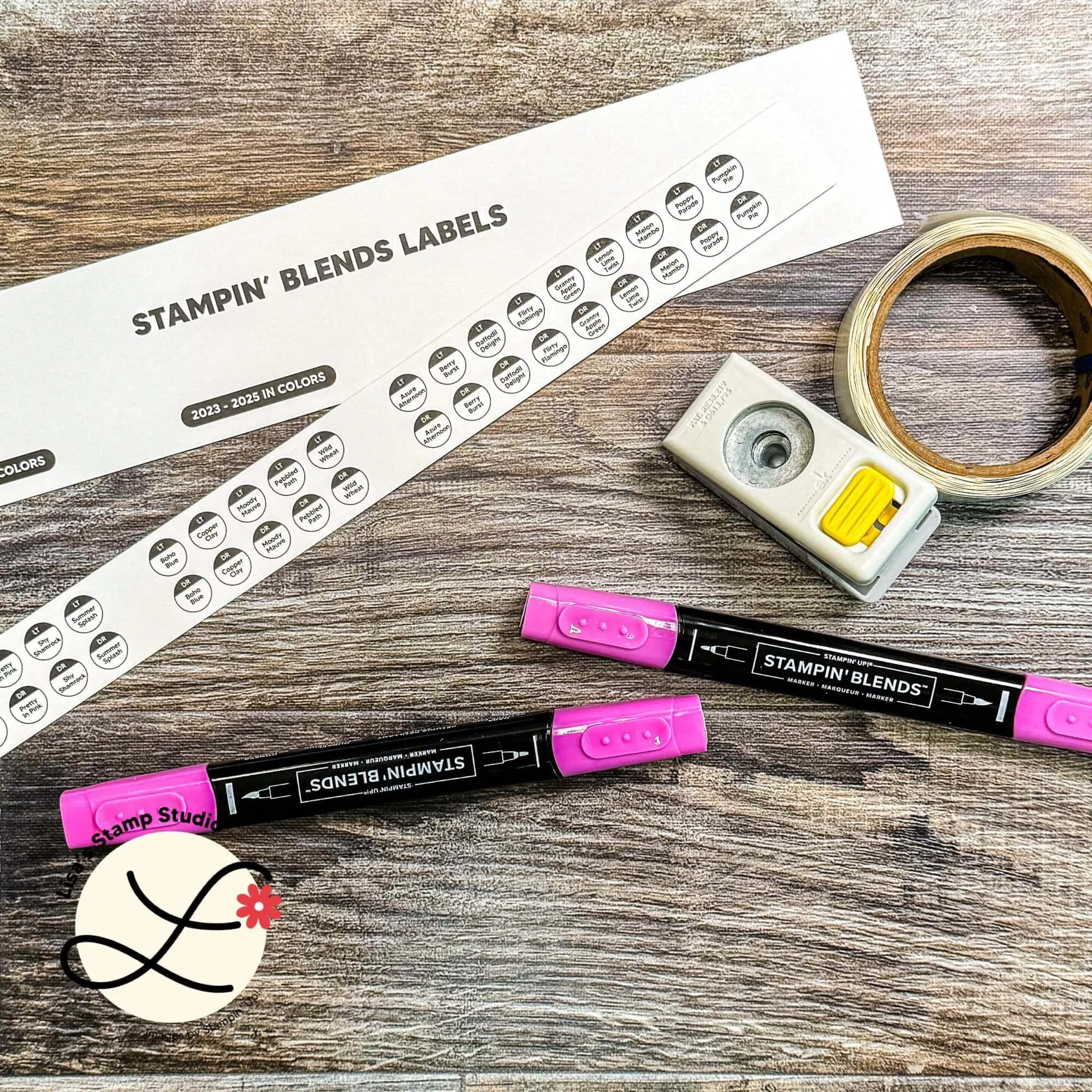 Label Your Stampin' Blends: EZ How To Video w/ Digital Download!