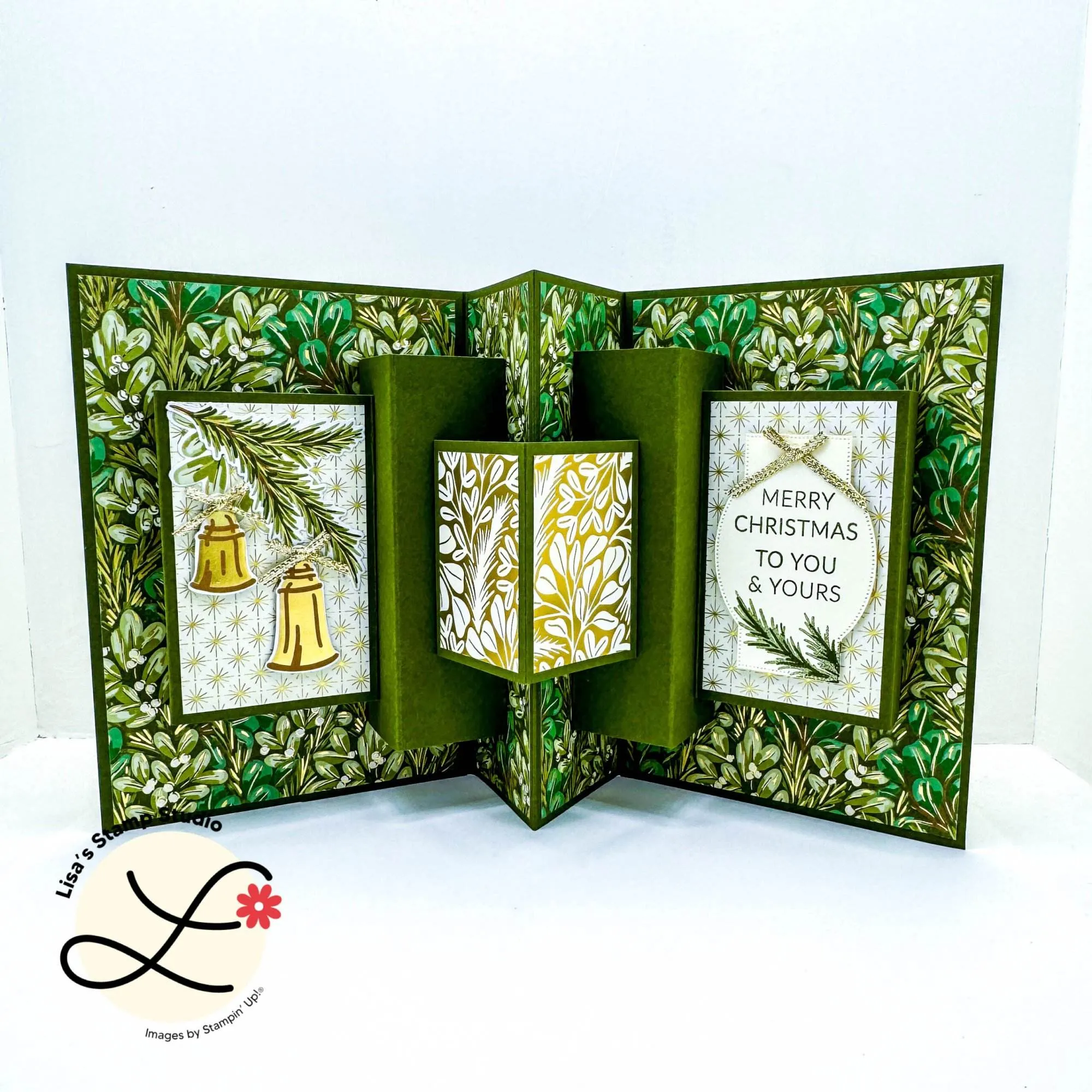 How to Make an Easy Multi Panel Pop Out Card with Stampin' Up!